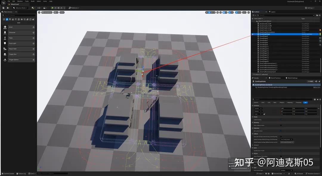 UE5 源码阅读之 CitySample（ZoneGraph篇） - 知乎