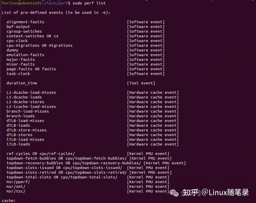 Linux内核性能分析 | perf 的使用 - 知乎