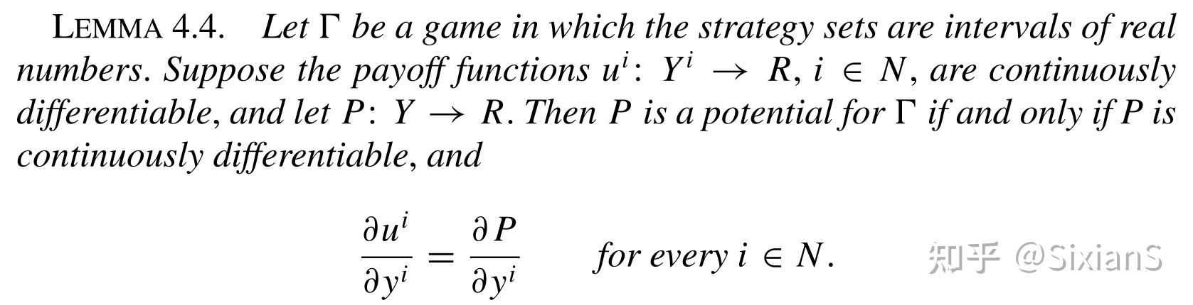 Potential Function/Potential Games/势博弈/势函数-学习笔记 - 知乎