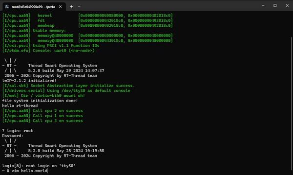 致敬Unix经典：开源RT-Thread Smart操作系统下的终端体验 - 知乎