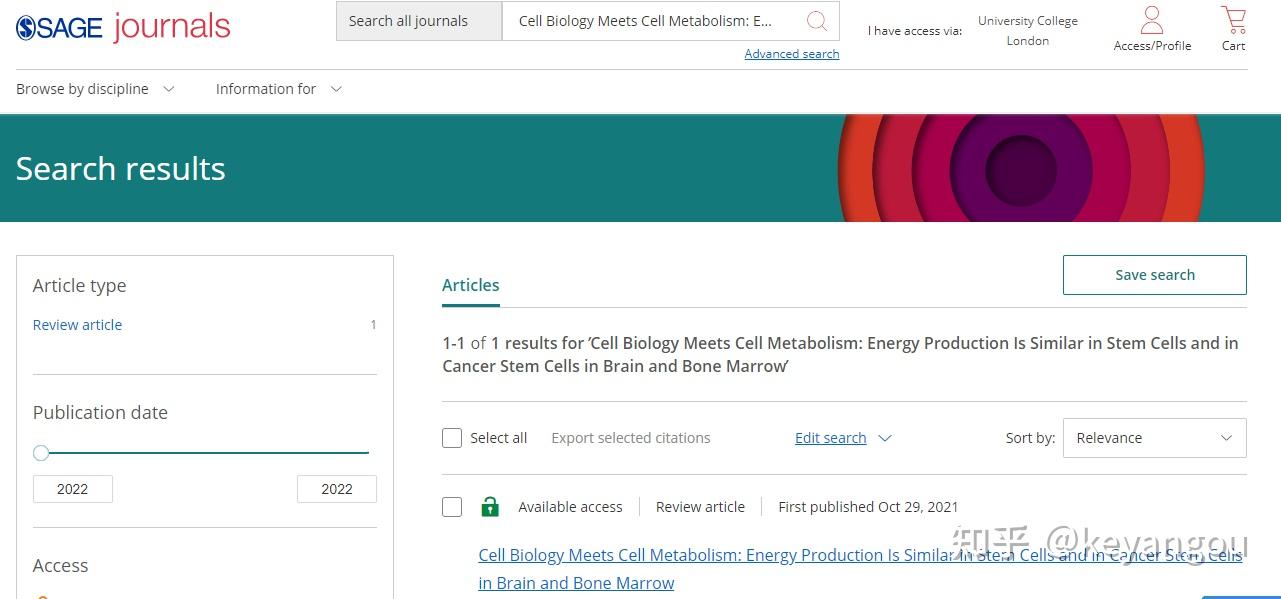 SAGE文献在哪找，英文文献论文怎么下呢？ - 知乎