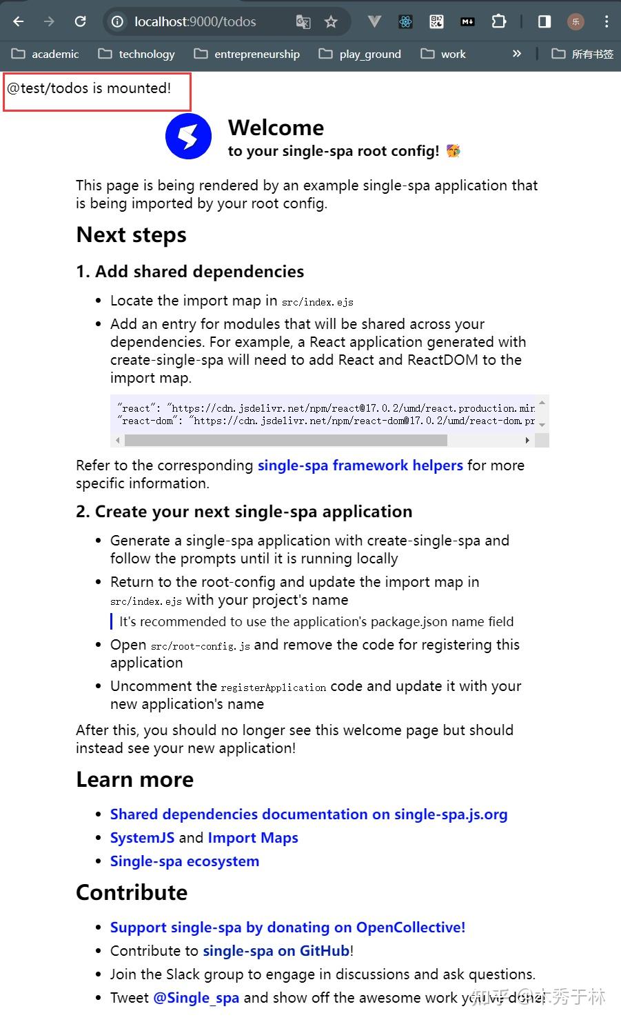 微前端——Single-SPA - 知乎