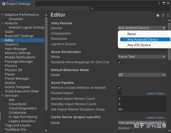 Unity安卓游戏开发实机测试环境配置-使用Unity Remote 5 - 知乎