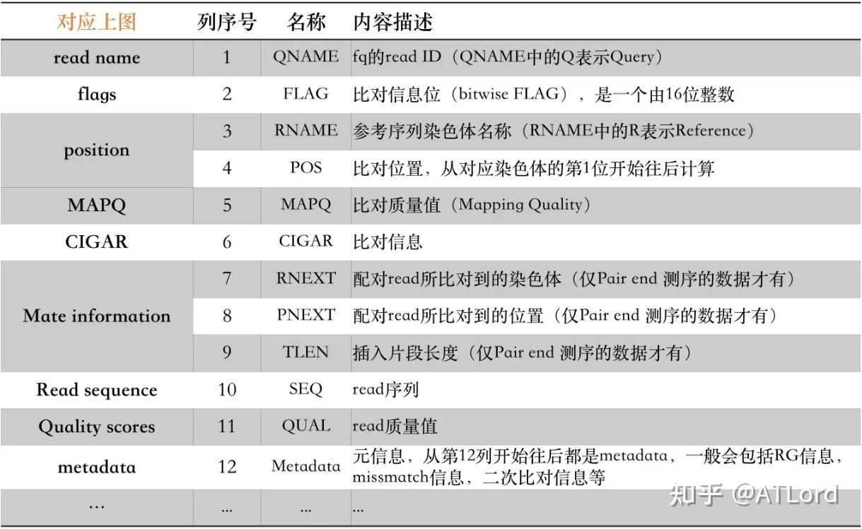 数据格式（六）——SAM\BAM - 知乎
