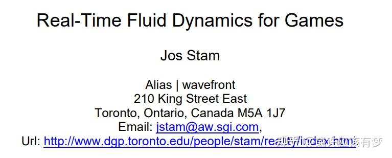 Real-Time Fluid Dynamics for Games - 知乎