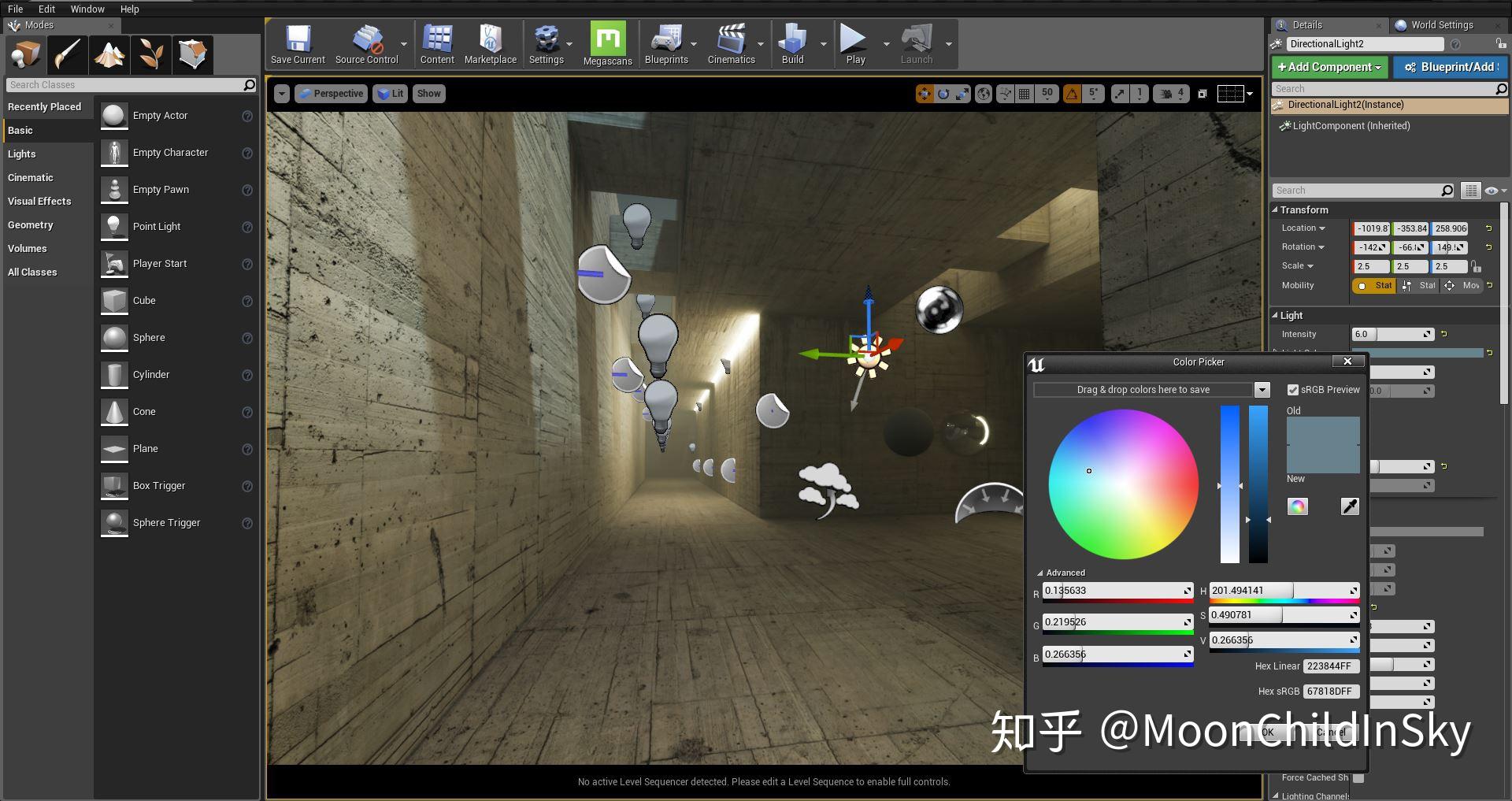 Levels - UE4中的灯光学习 - 知乎