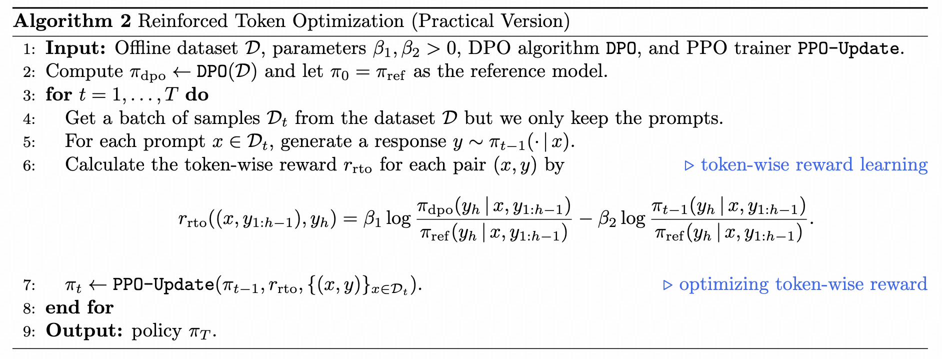 【大模型论文阅读】DPO Meets PPO: Reinforced Token Optimization for RLHF - 知乎