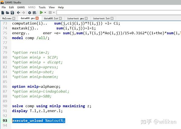 Matlab 调用 Gams 程序，实现方法 - 知乎