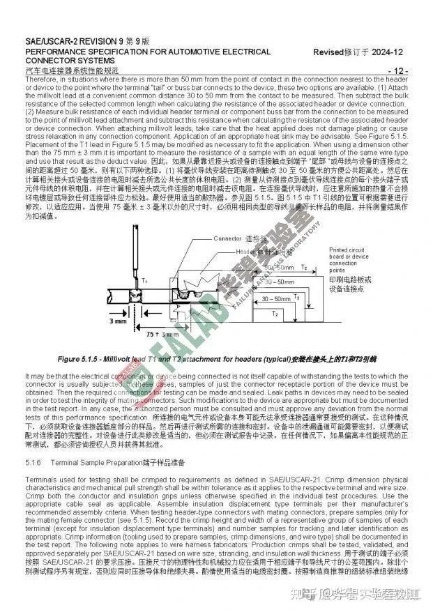 美系汽车连接器系统性能规范USCAR-2再更新，SAE/USCAR-2-9-2024中英文对照版 - 知乎