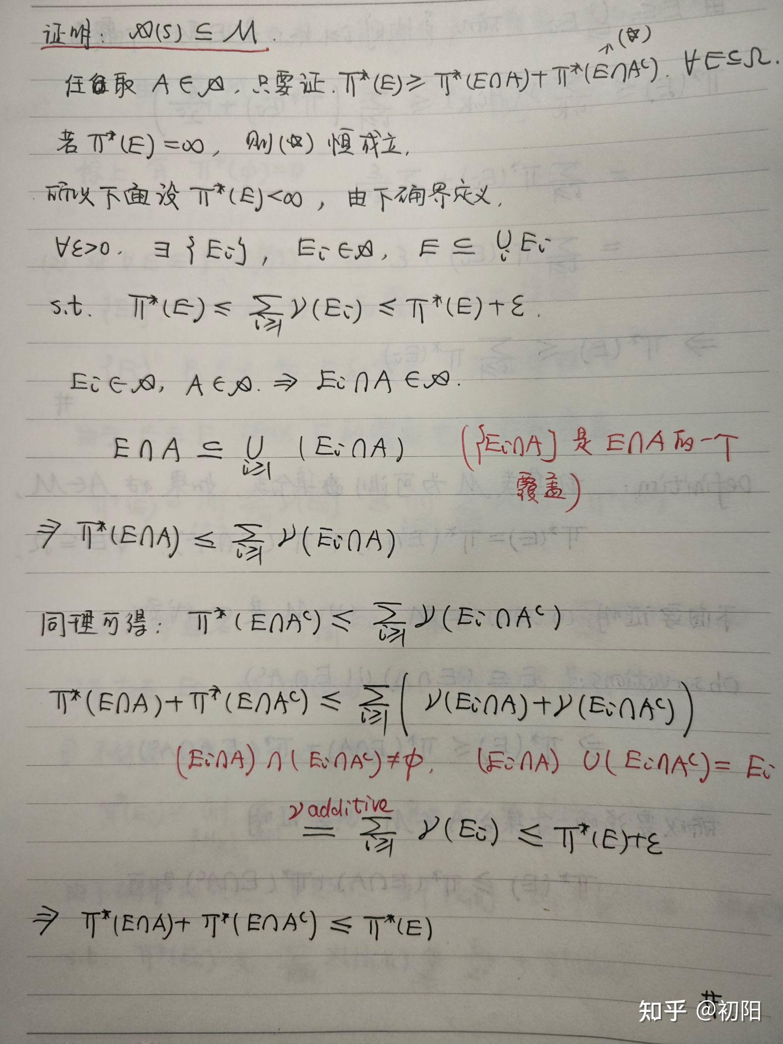【手写笔记】Measure Theory by Claudio Landim 04 - 知乎