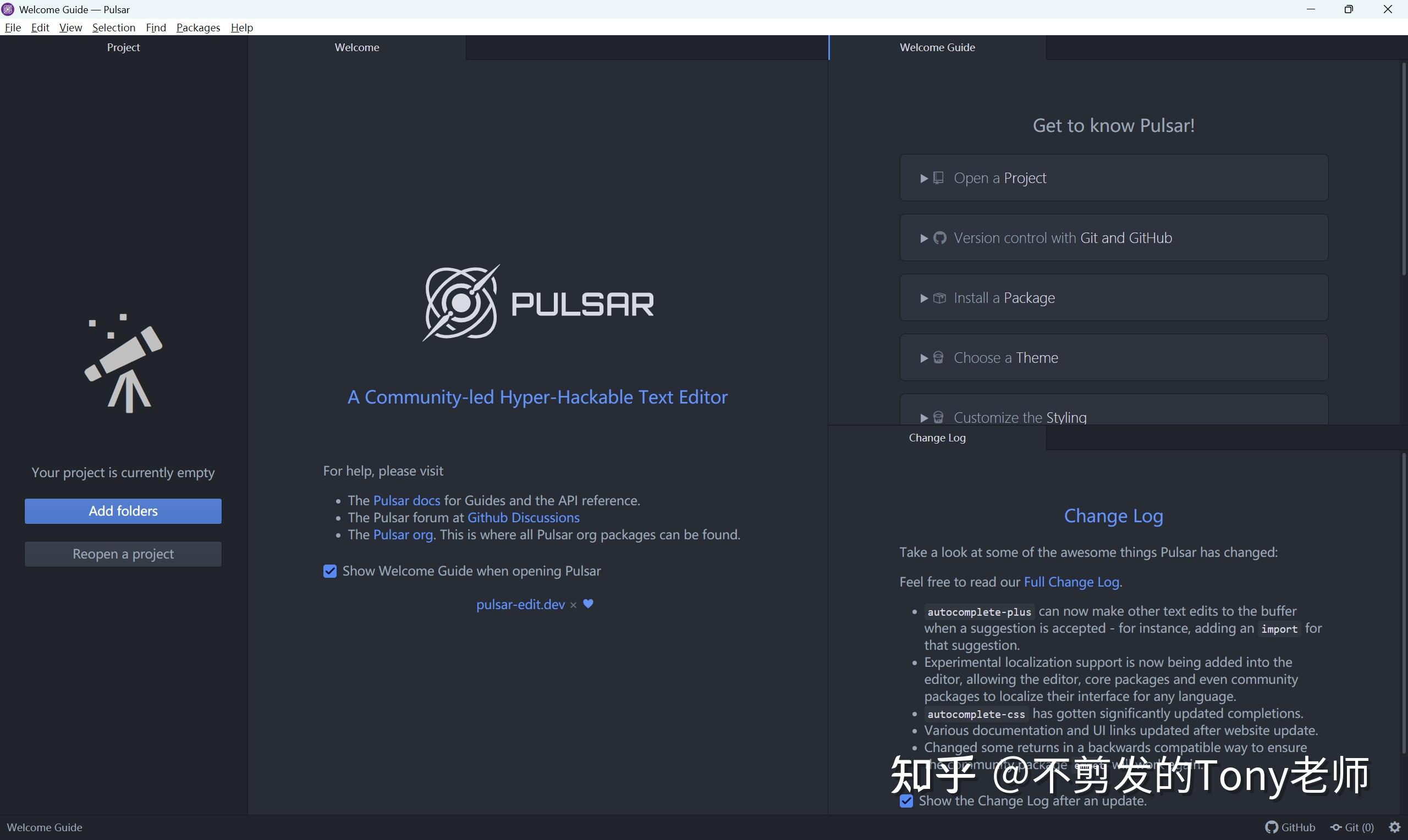 Pulsar：一款高度可定制化的文本编辑器，Atom继承者 - 知乎
