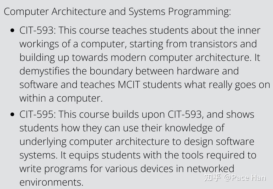 干货 | 宾夕法尼亚大学计算机硕士 (UPenn MCIT) 项目介绍 - 知乎