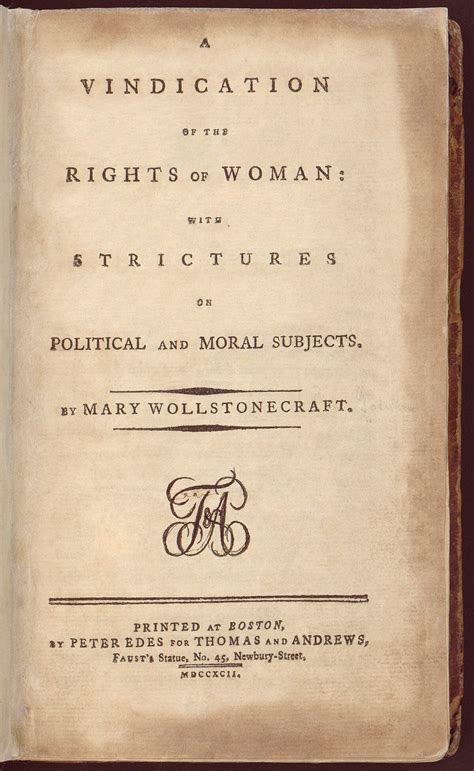 Mary Wollstonecraft(玛丽·沃斯通克拉夫特)《A Vindication of the Rights of Woman》《女权辩护》深度解析 - 知乎