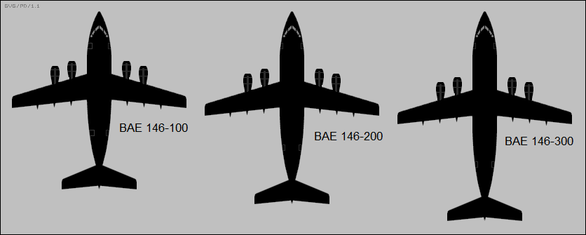 英国宇航146型飞机 / British Aerospace 146 (BAe146) （第一部分：概述、开发历程、设计、运用历史）- 中英文 ...