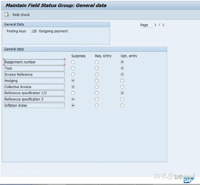 SAP FI课程 6.5 过帐码配置 - 知乎