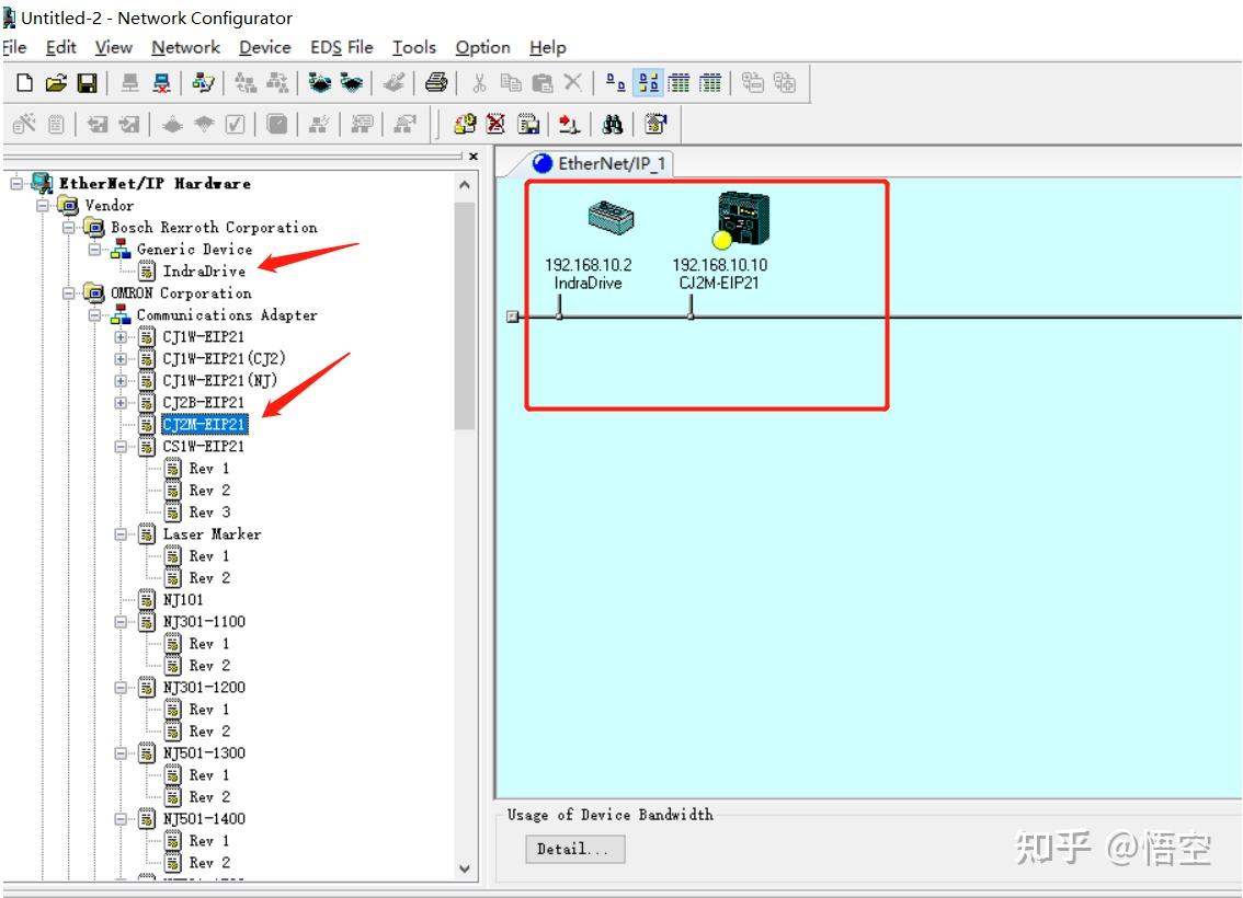 欧姆龙JC2M_EtherNET/IP总线通讯（力士乐伺服对接） - 知乎
