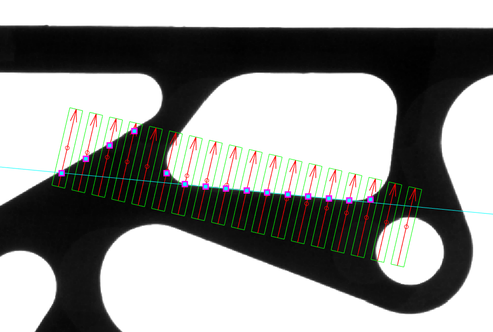 卡尺工具：实现halcon中的fit_line_contour_xld - 知乎