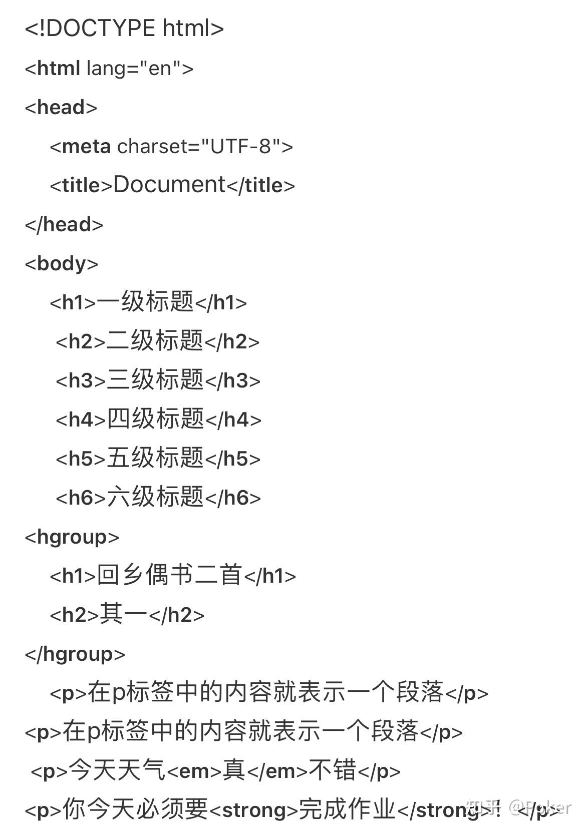 16块和行内《web前端零基础入门html5css3基础教程丨初学者从入门到精通 知乎