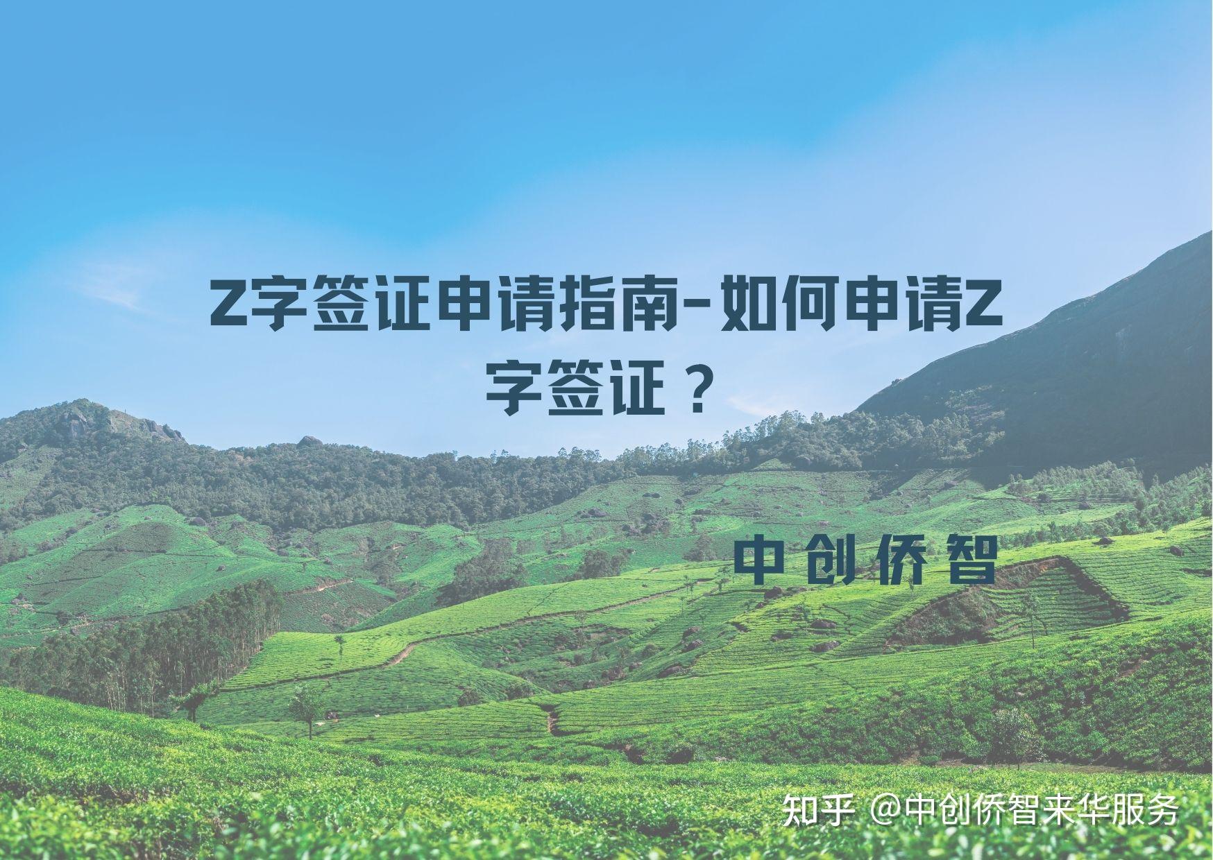 Z字签证申请指南-如何申请Z字签证？ - 知乎