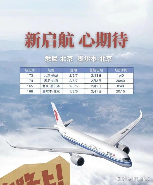 重磅好消息！中澳多条直航重飞！ - 知乎