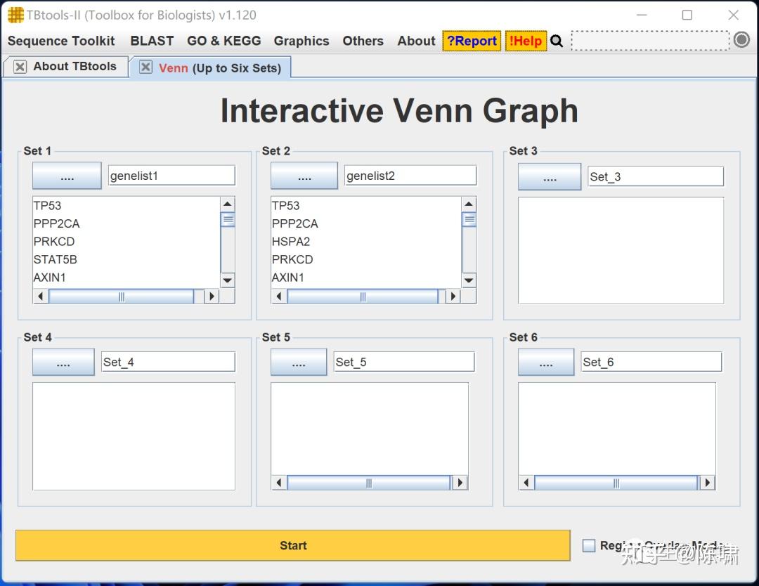 差异结果的展示—Venn图_TBtools - 知乎