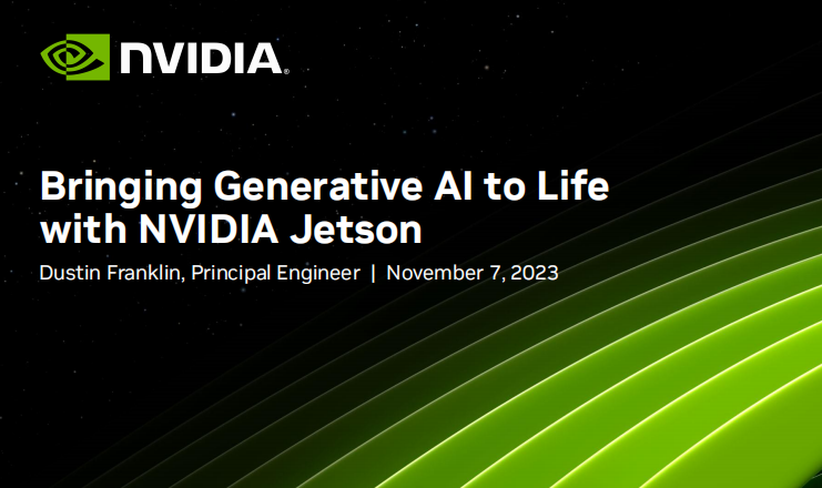 一文说明如何在NVIDIA Jetson上玩转大模型应用 - 知乎