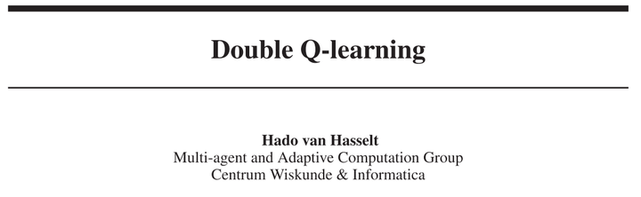 【Typical RL 02】Double Q-learning - 知乎