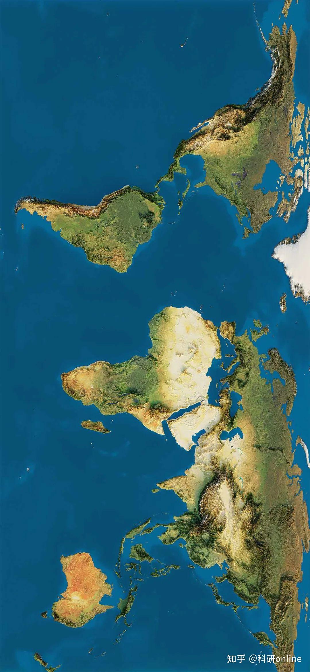 世界地形图（超高清），直接保存！ - 知乎