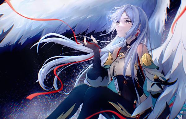 原神申鹤有哪些好看高清无水印的壁纸？ - 知乎