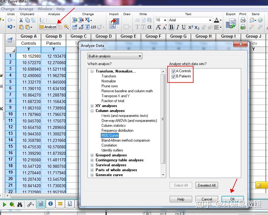 不只SPSS，GraphPad也可以做ROC曲线！ - 知乎