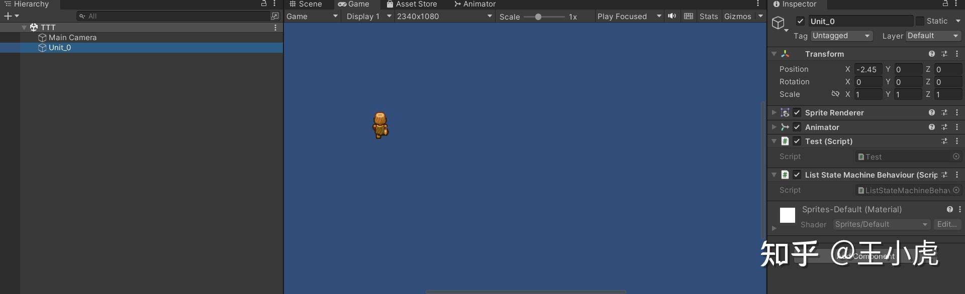 Unity Statemachinebehaviour代替方案，检测动画的进入、退出事件 知乎 7227