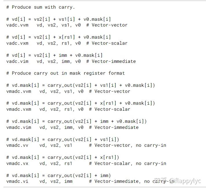 RISCV-V-1.0向量扩展指令集学习 - 知乎