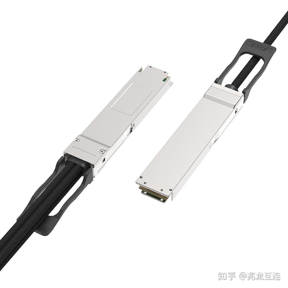 兆龙 OSFP-RHS 800G to 4*OSFP-RHS 200G无源组件全解析 - 知乎