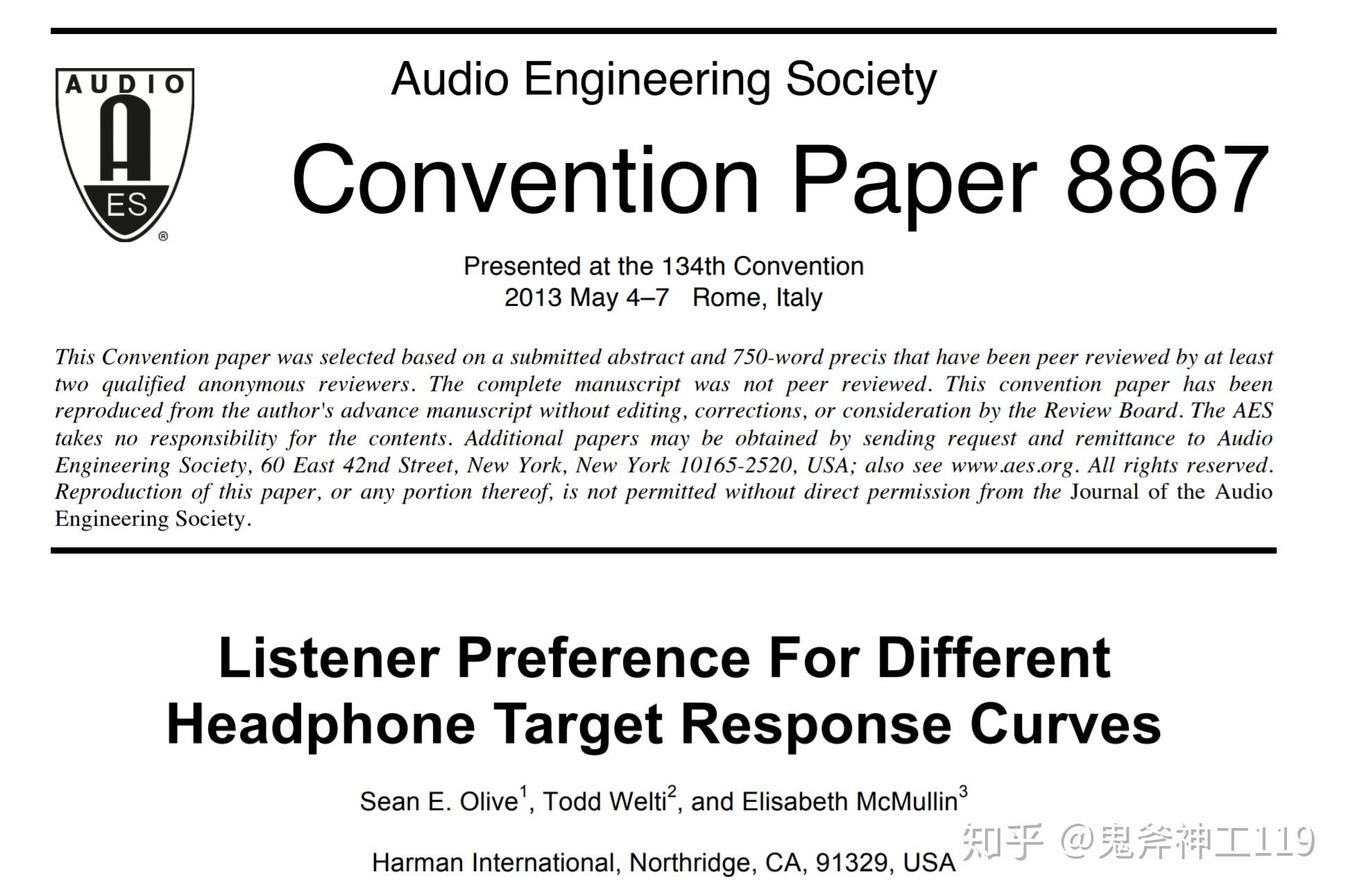 什么是哈曼曲线（Harman Target Curve） - 知乎