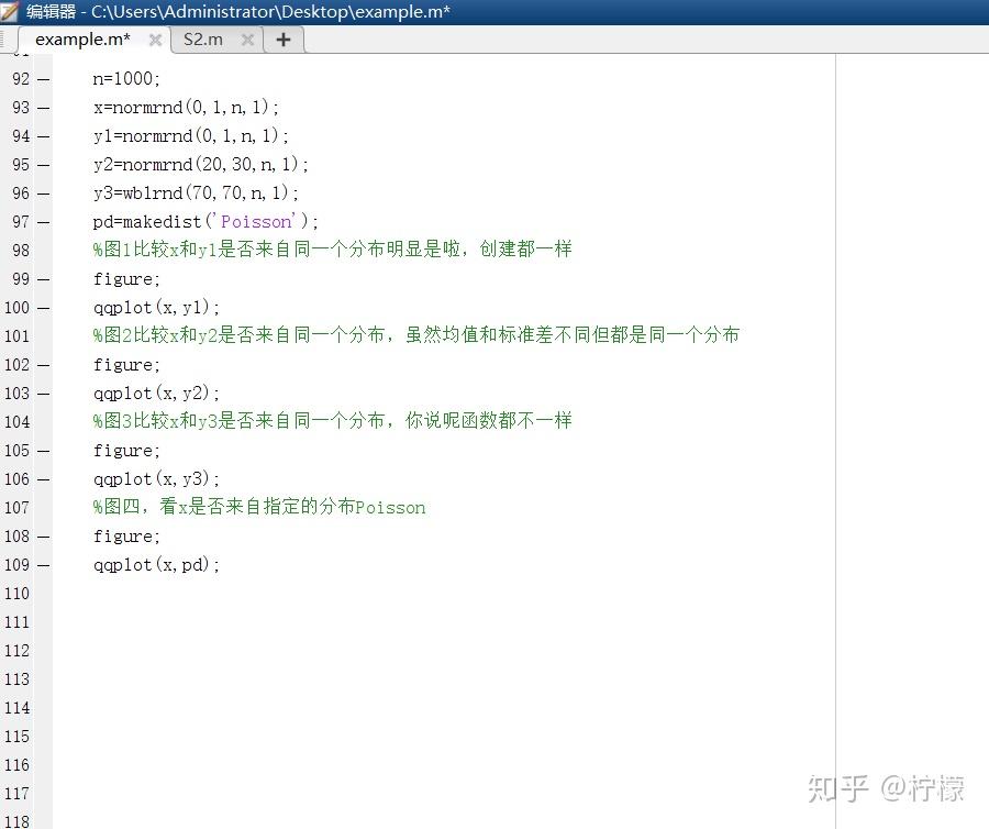 Q-Q图的Matlab函数 - 知乎