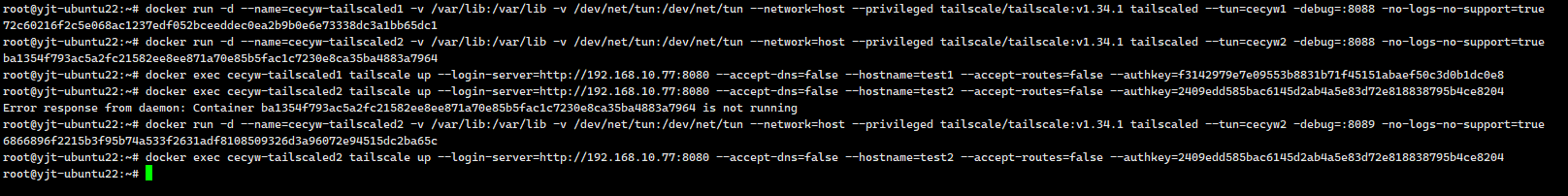 tailscale通过docker方式开启两个container - 知乎