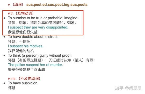 suspect和doubt傻傻分不清楚？ - 知乎