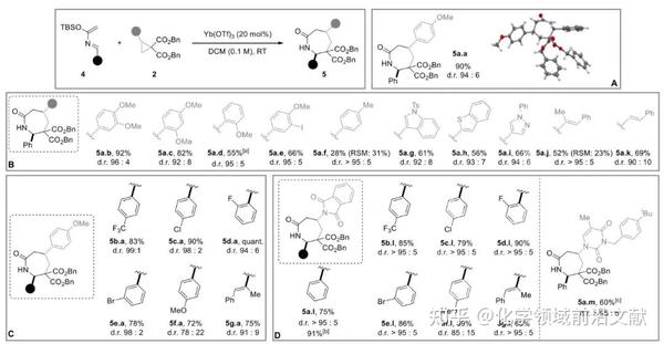 Angew：路易斯酸催化环丙烷与氮杂双烯的（4+3）不对称环加成反应 - 知乎