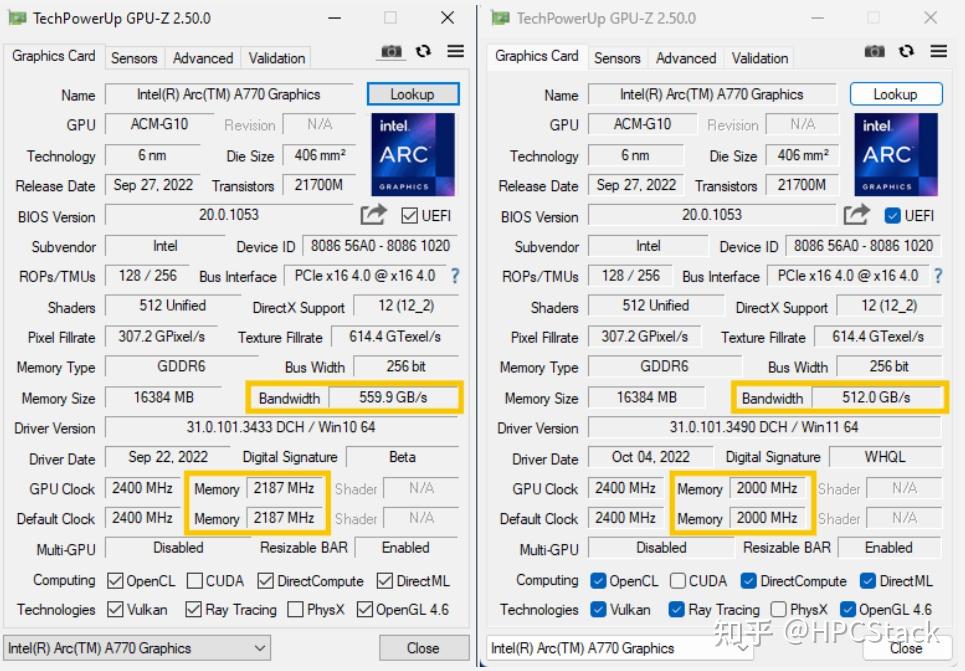 英特尔发布新驱动修复锐炫 A770 16GB 显卡显存频率降低问题 - 知乎