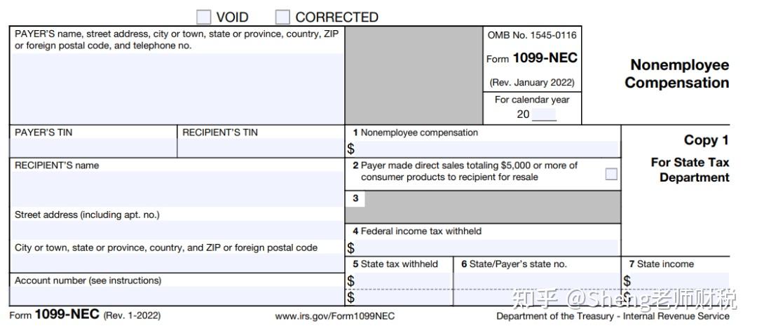 「美国报税季」1099表有哪些？怎么选择？ - 知乎