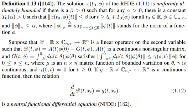 时滞系统理论背景笔记 Time-delay System Theory Background - 知乎