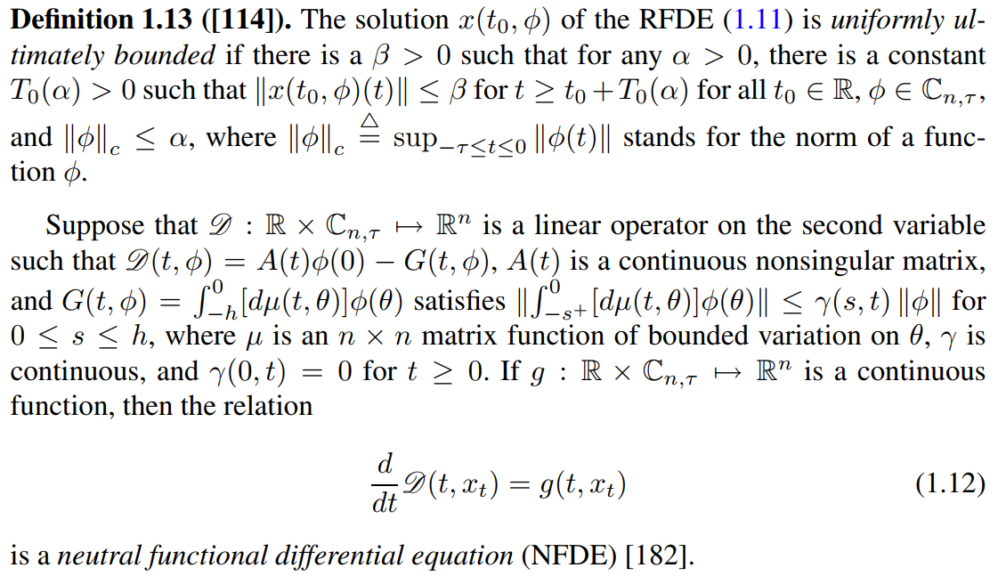 时滞系统理论背景笔记 Time-delay System Theory Background - 知乎