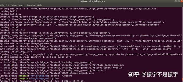 安装CV_bridge Ubuntu18.04+Melodic+Python3 - 知乎