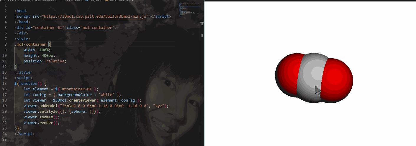 用 3Dmol.js 在 html 和 markdown 中插入结构模型 - 知乎