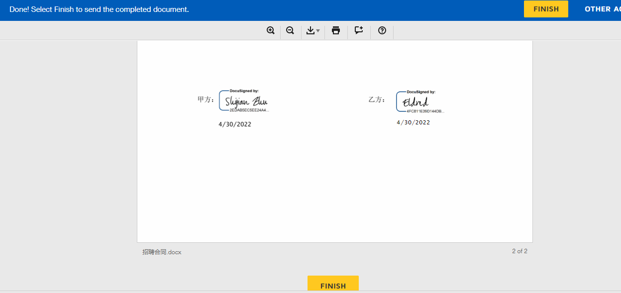 DocuSign Technical Consultant: 管理员账号激活和DocuSign界面概述与快捷签署演示 - 知乎