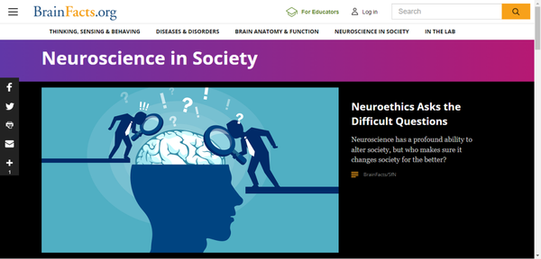 神经科学入门｜来BrainFacts一起了解“大脑那些事儿” - 知乎