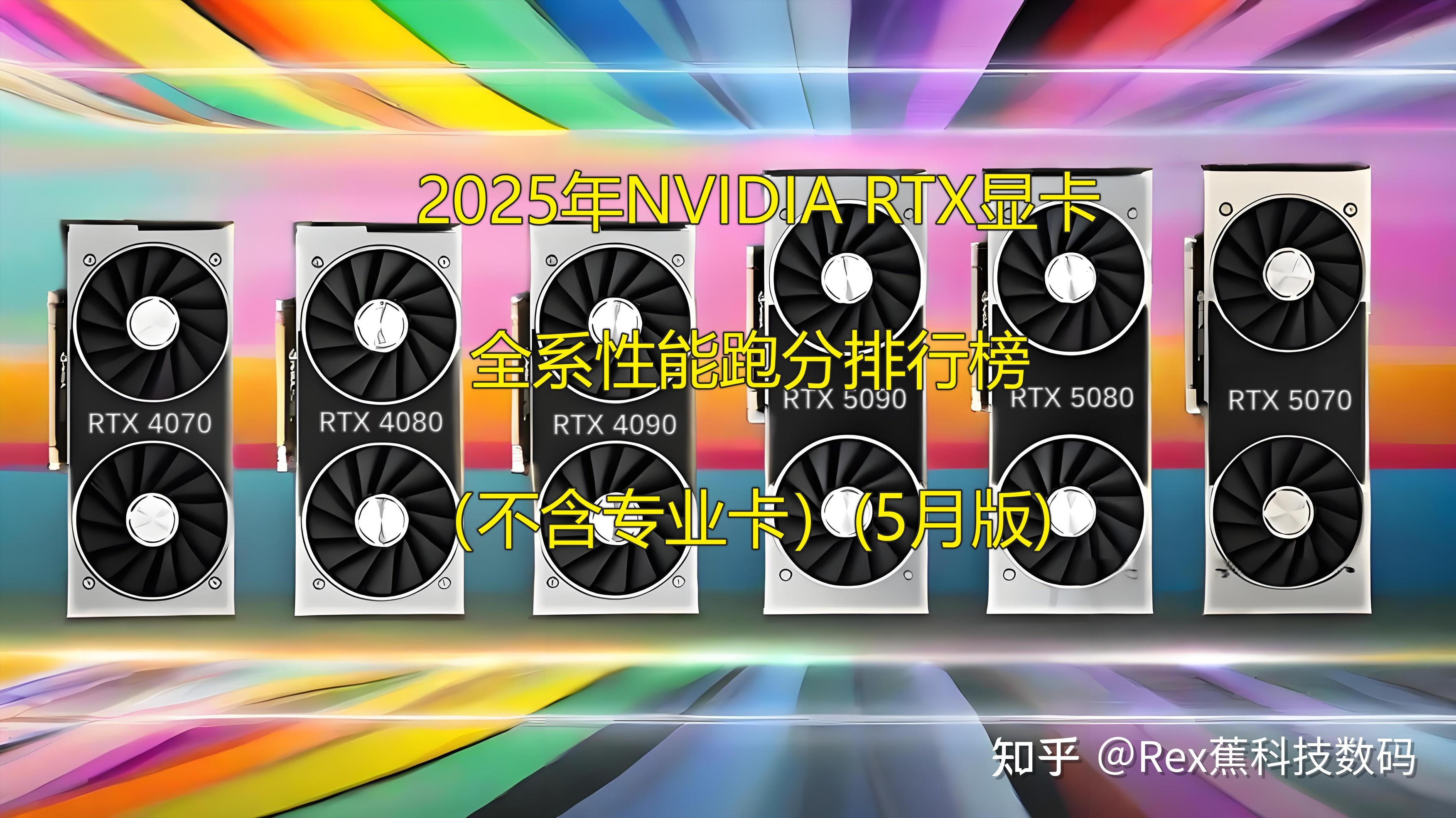 2025年NVIDIA RTX显卡全系性能跑分排行榜（不含专业卡）（5月版） - 知乎