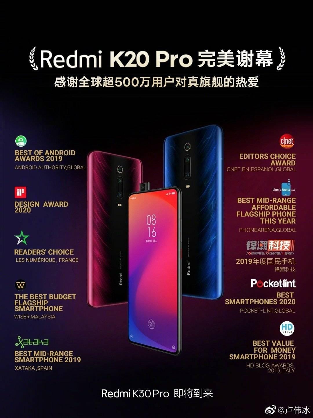 如何评价红米K20系列最终销量破500万，于2020年2月24日功成身退？ - 知乎