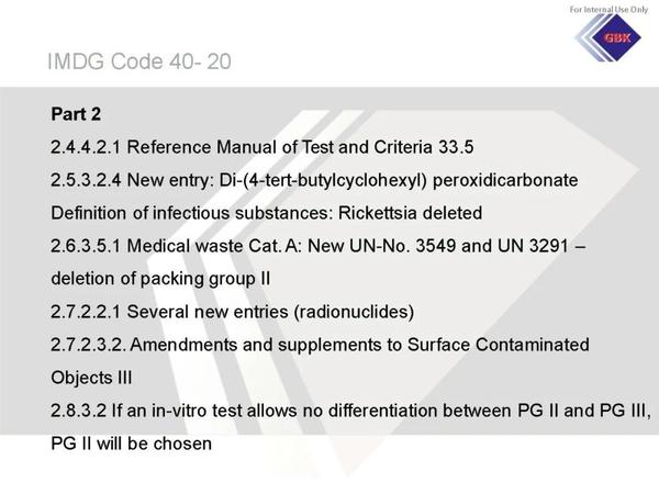 国际危险货物海运规则 IMDG Code 40–20更新说明--第一部分 - 知乎
