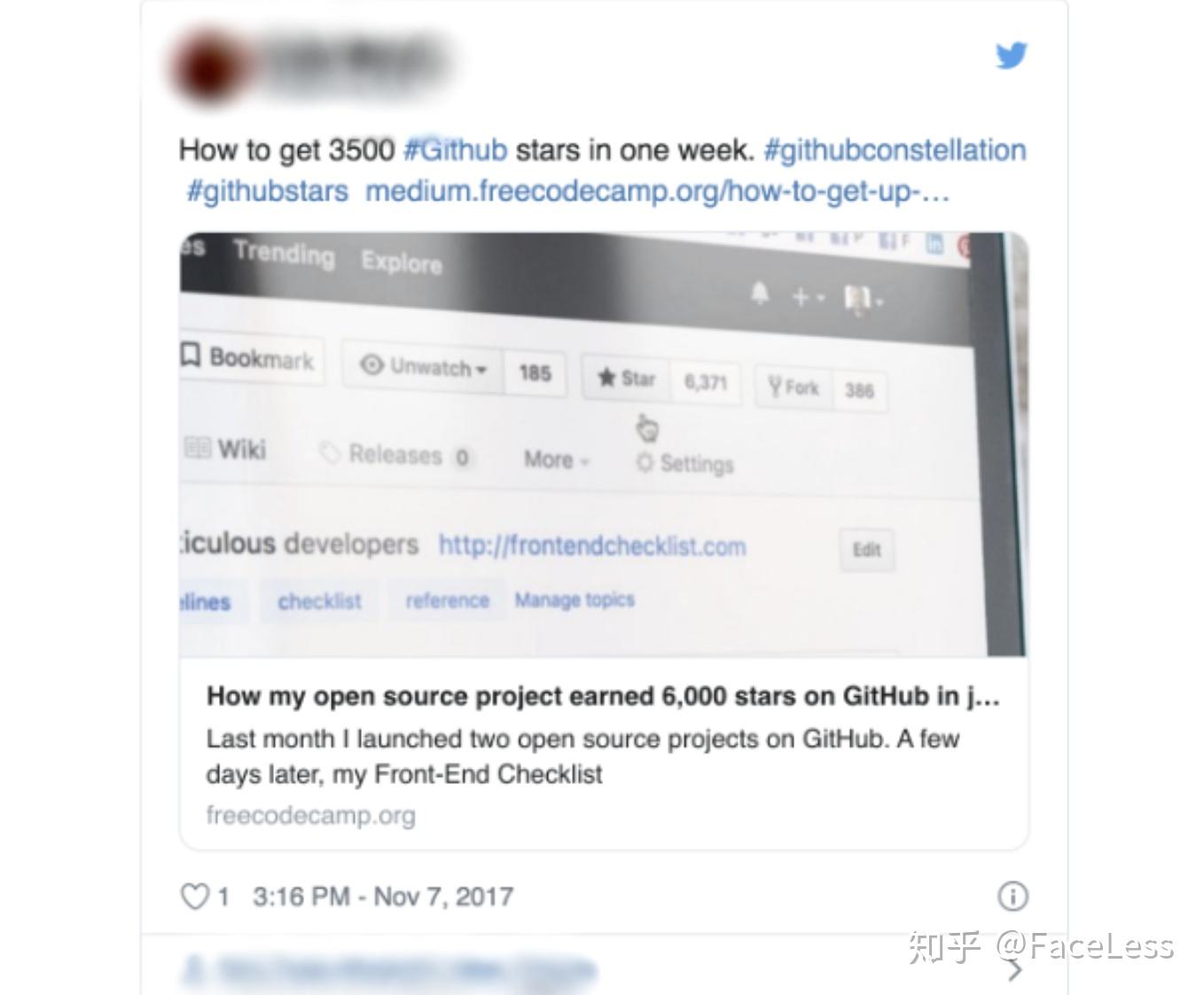 GitHub Star的价值被高估了 - 知乎